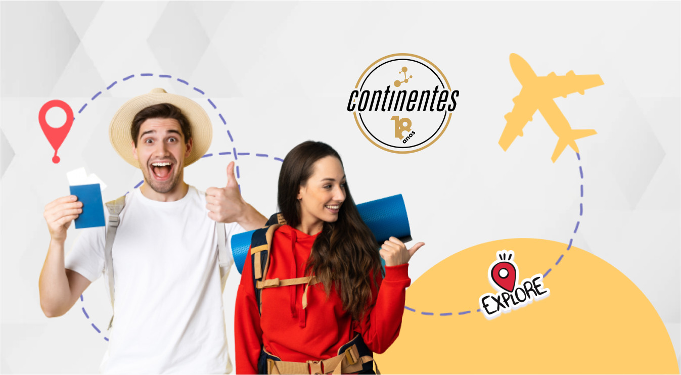 As melhores viagens estão na Continentes Intercâmbio e Turismo